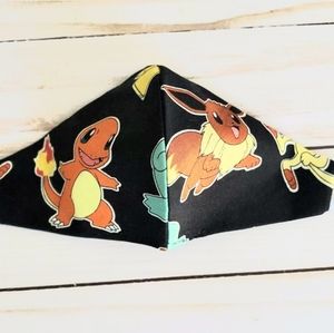 k-beautysoapandgift | Other | Pokemon Face Mask Black Kidsadults Cotton ...